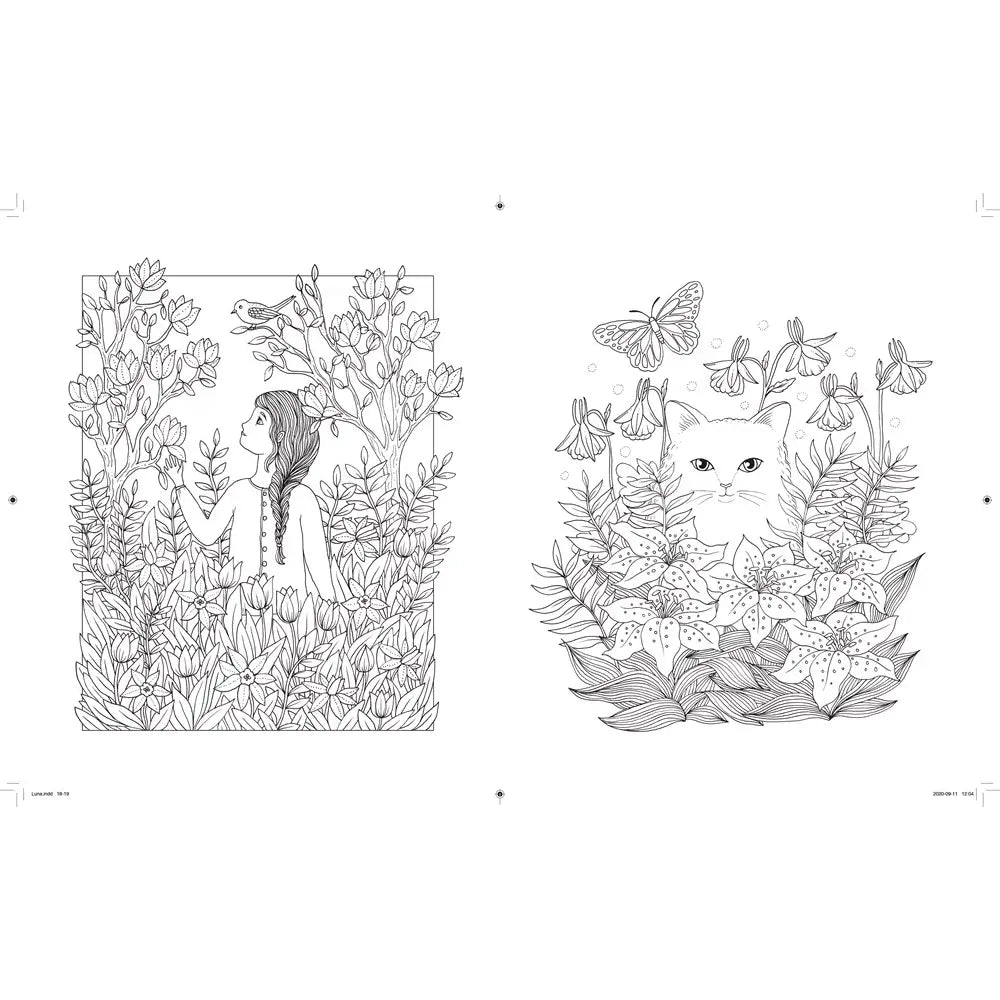 Flora Coloring Book – 17 & Orchard Candle Co.